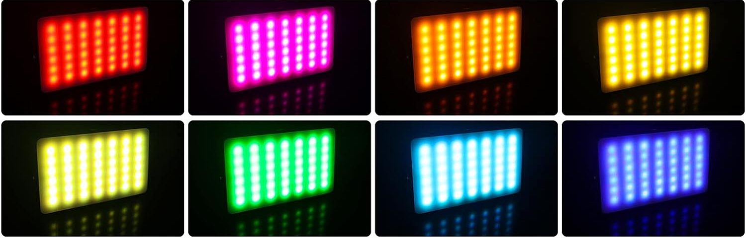 Luz Led Rgb W140 con bateria recargable - Importaciones Arturia