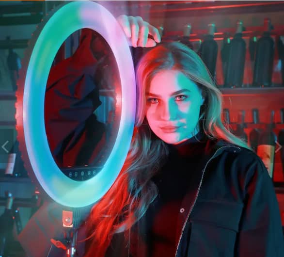 Aro de luz HQ-18 RGB de 45cm - Importaciones Arturia