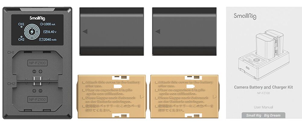 SmallRig NP-FZ100 KIT Baterías y Cargador – Tienda de Fotografia