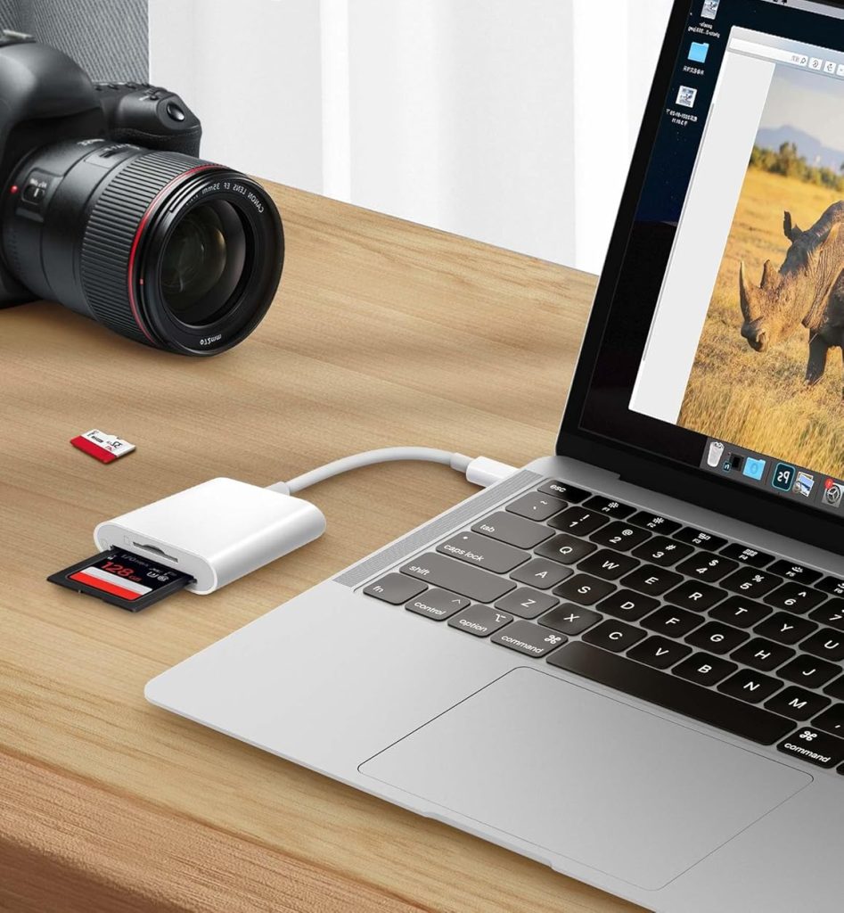 Lector USB-C SD/microSD con cable – Pasa fotos al celular ...